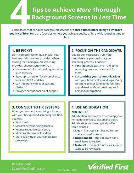 4 Tips to Achieve More Thorough Background Screens