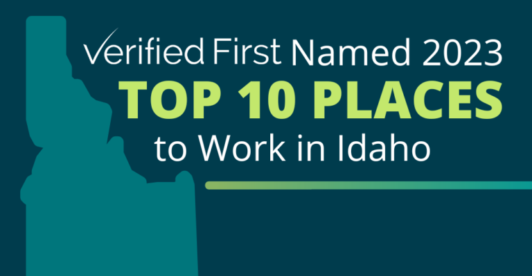 Verified First Ranks 7 Among Idaho's Top 10 Places to Work 2023